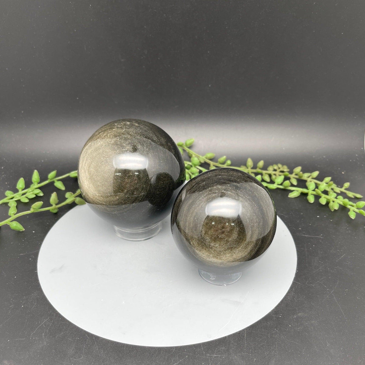 Gold Obsidian Spheres – Natural Collective LLC