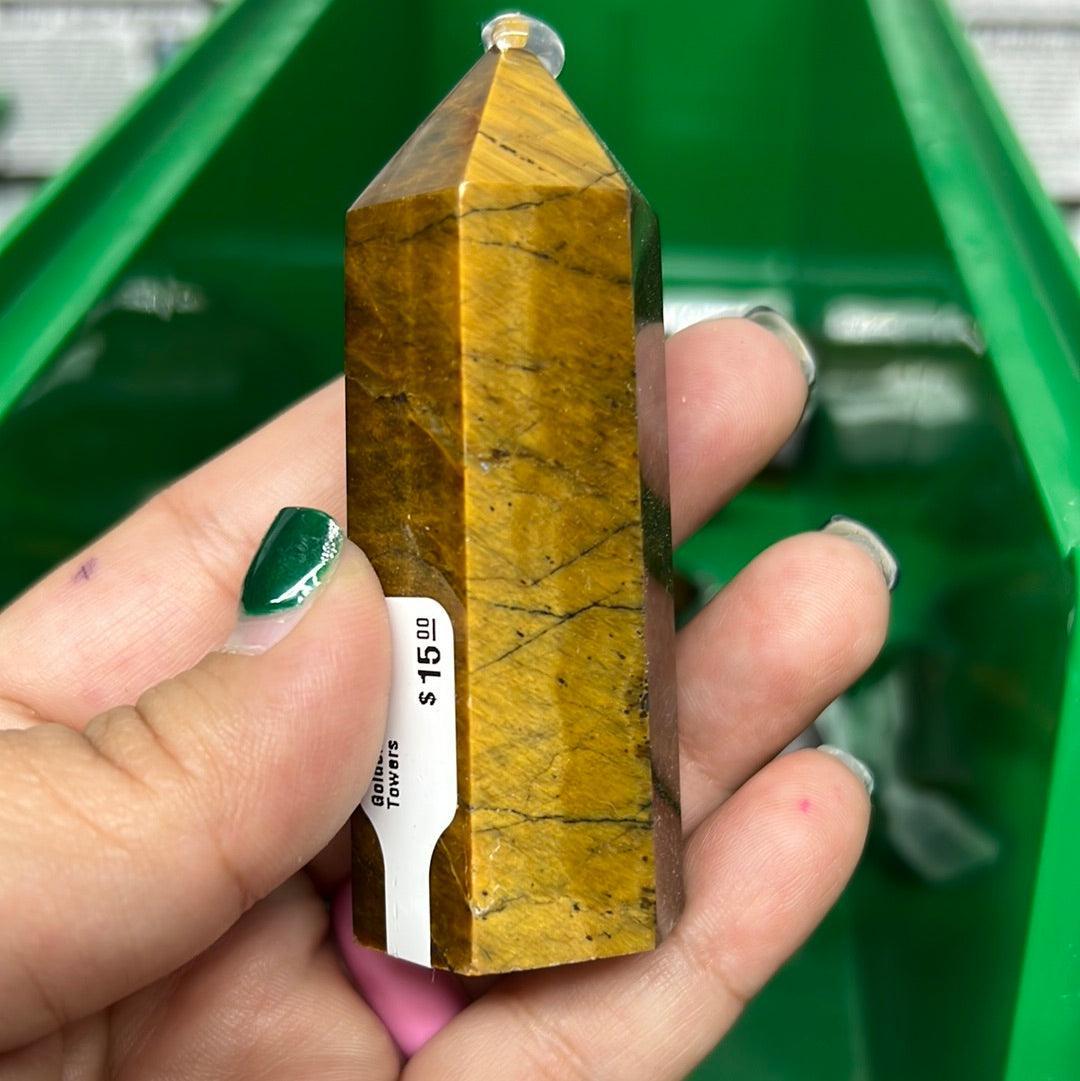 Yellow Tiger's Eye Towers – Natural Collective LLC