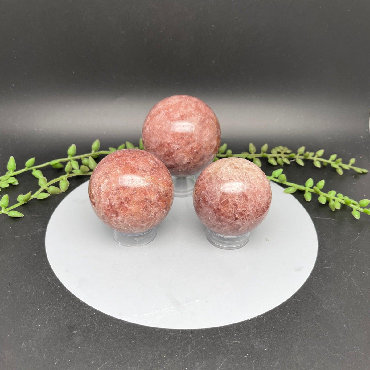 Strawberry Quartz Spheres – Natural Collective LLC